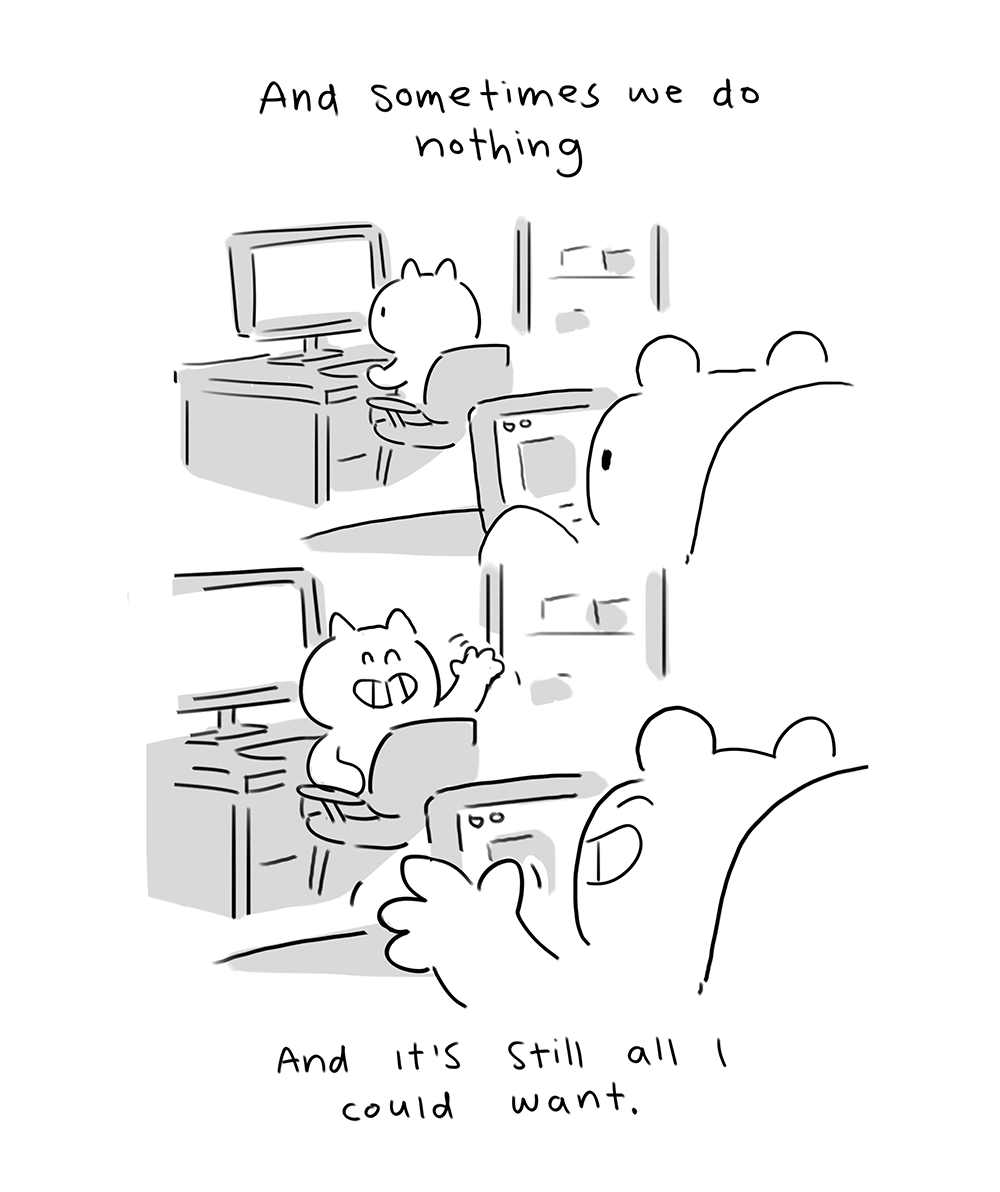 「I posted this comic last val day but I still rlly like it so ...