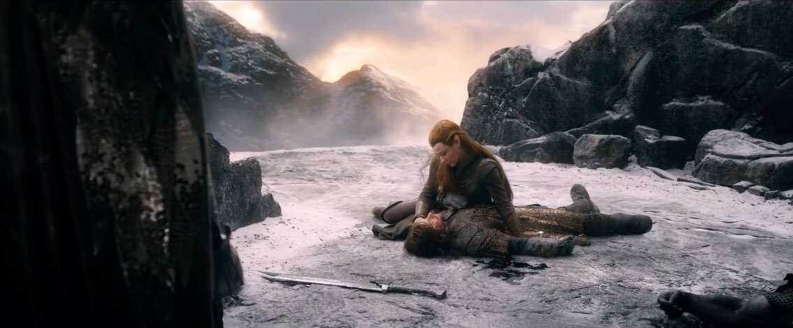 Kili And Tauriel Battle Of The Five Armies