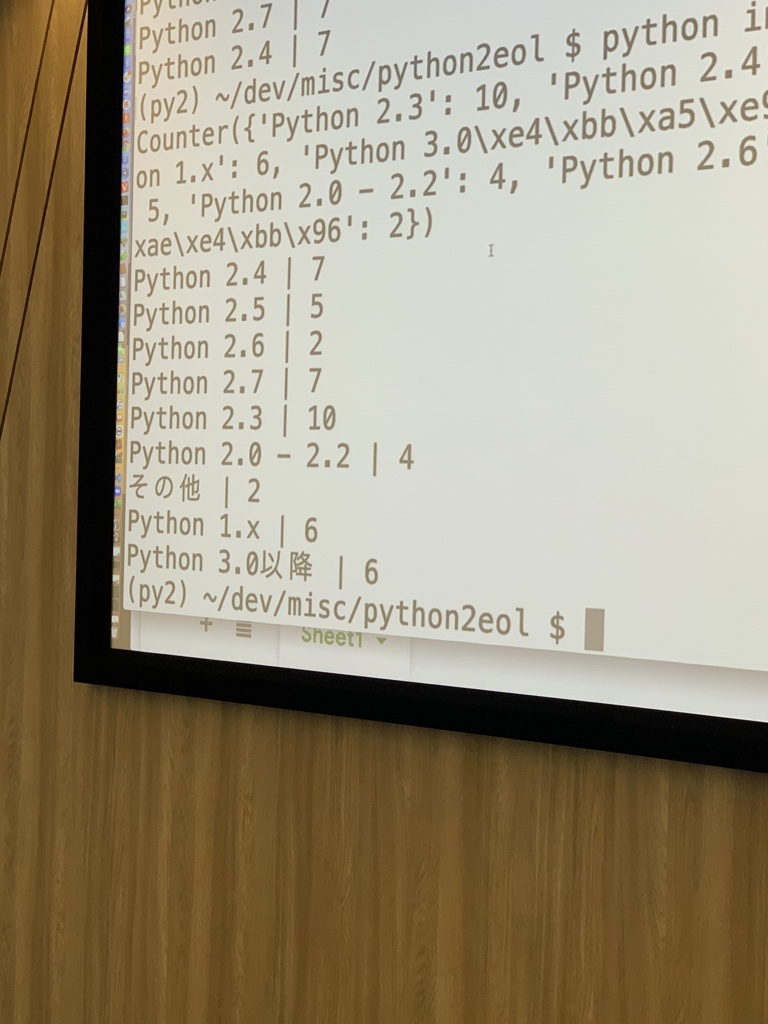 Python 2 EOL party in Tokyo (3ページ目) - Togetter