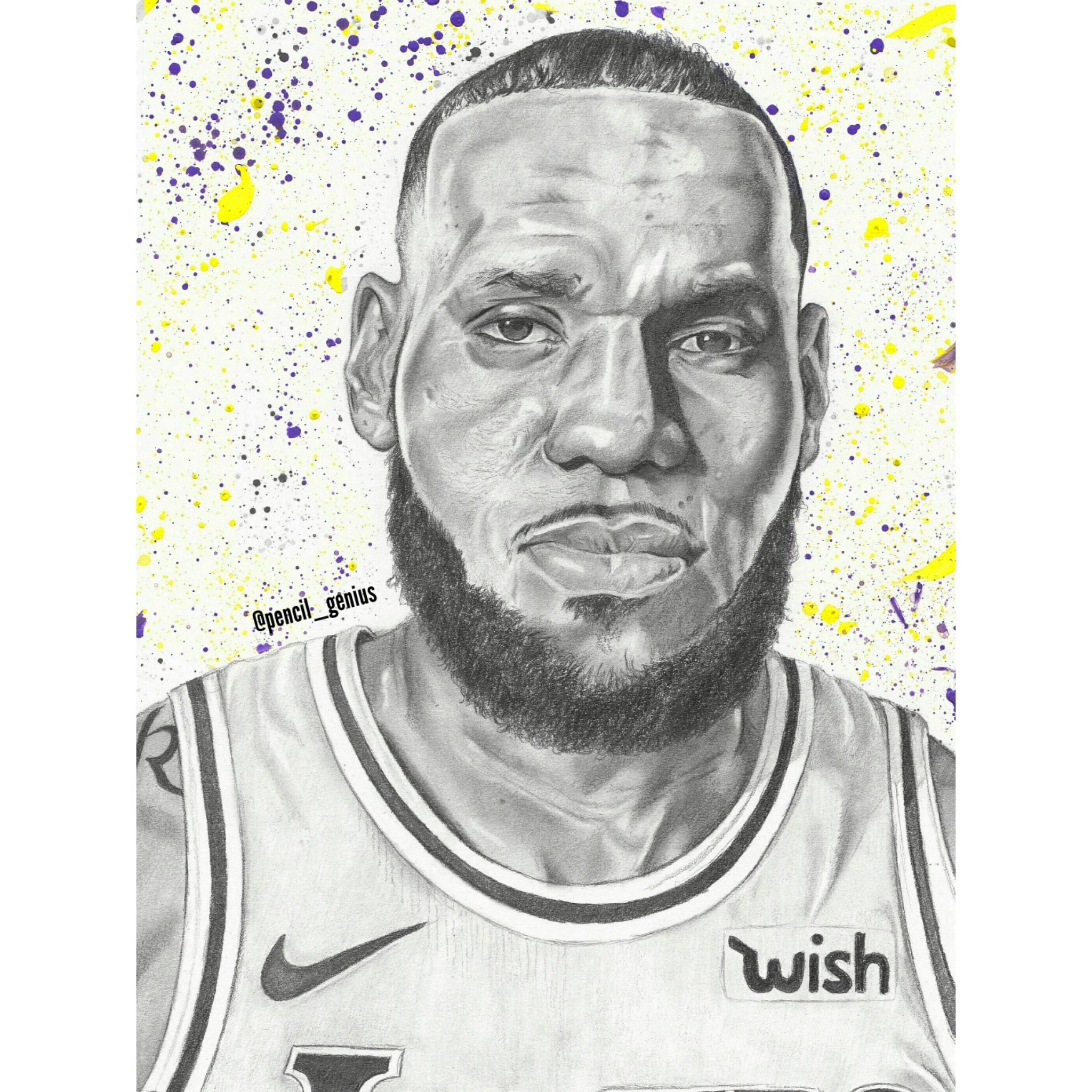 Lebron James Portrait