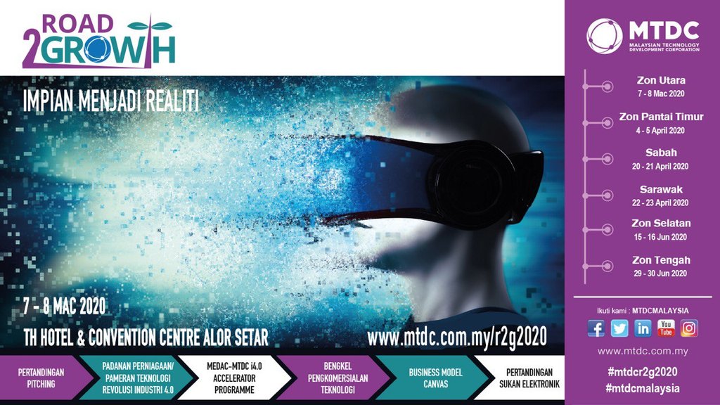 MTDC Malaysia on Twitter: "Jd, knp 1 MTDC ni pakat dok turun g R2G ni?? Sebab kami ni, syg anda² ...