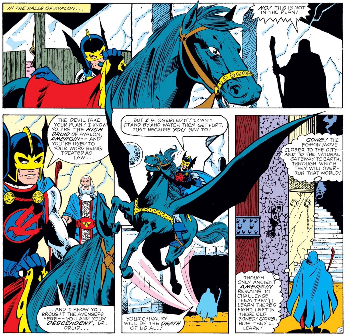 Black Knight Marvel Horse