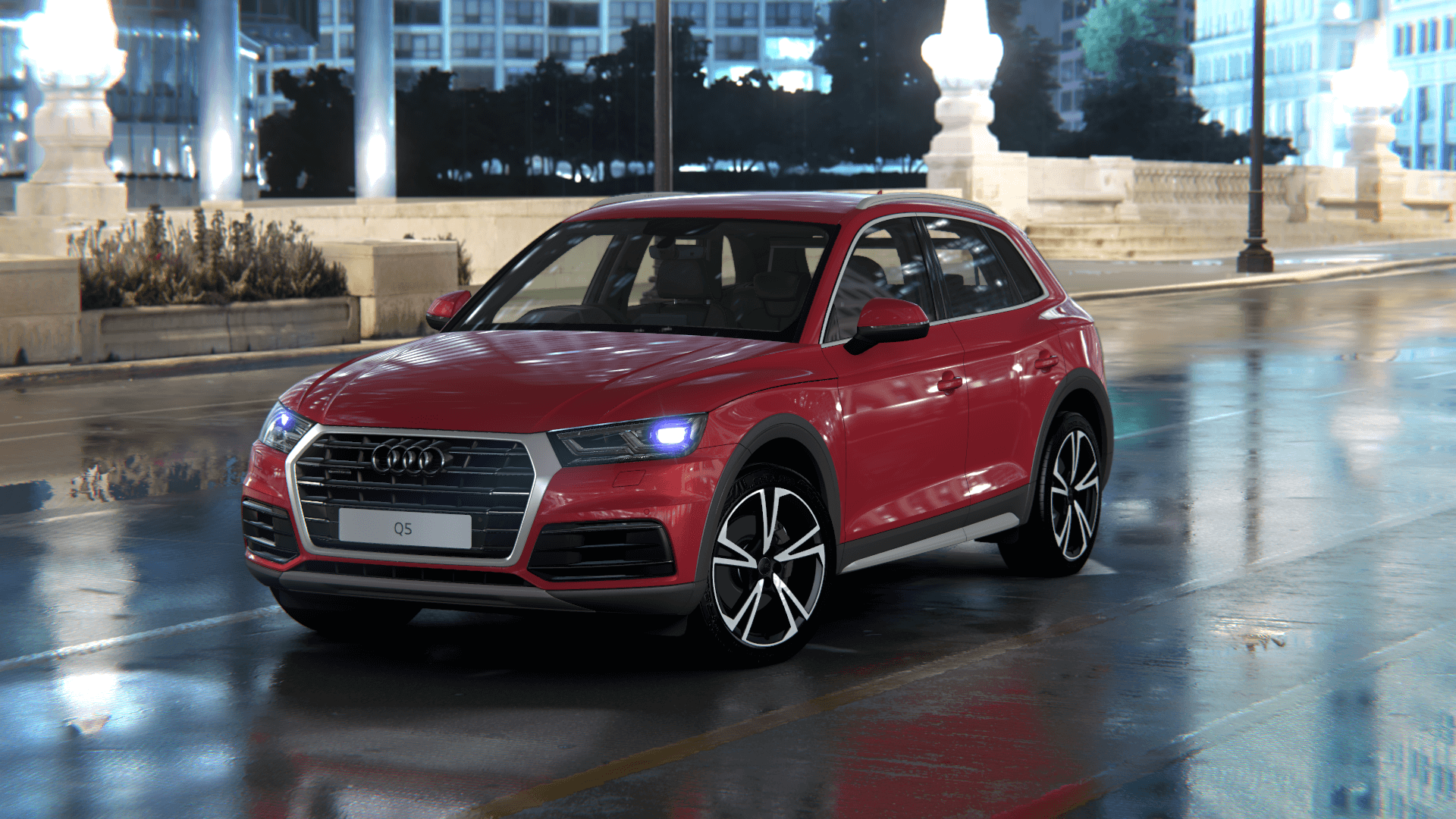 Red Audi Q5