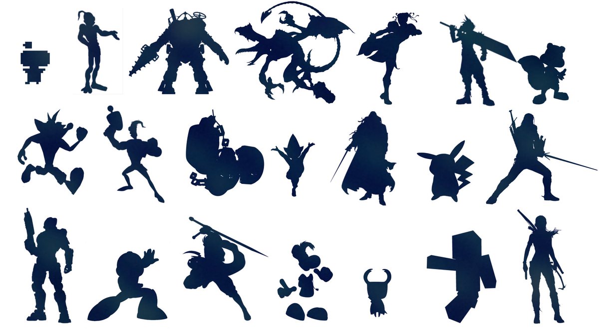 Video Game Character Silhouette