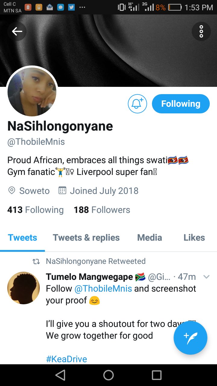Modimo O'mphemetse on Twitter: