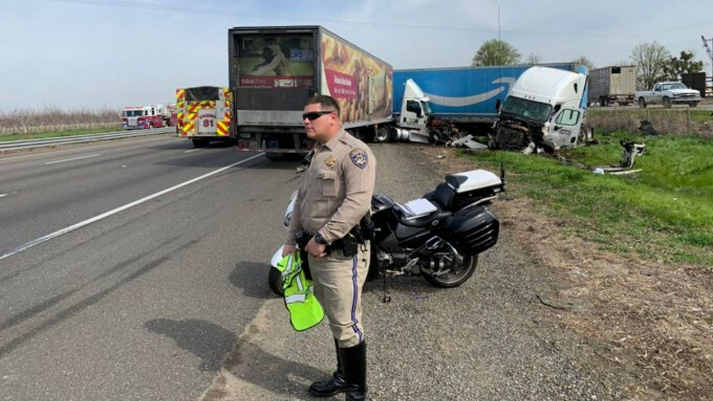 CHP: Big Rig Goes Through I-80 Center Divider, Causing Major Injury ... CHP: Big Rig Goes Through I-80 Center Divider, Causing Major Injury ...