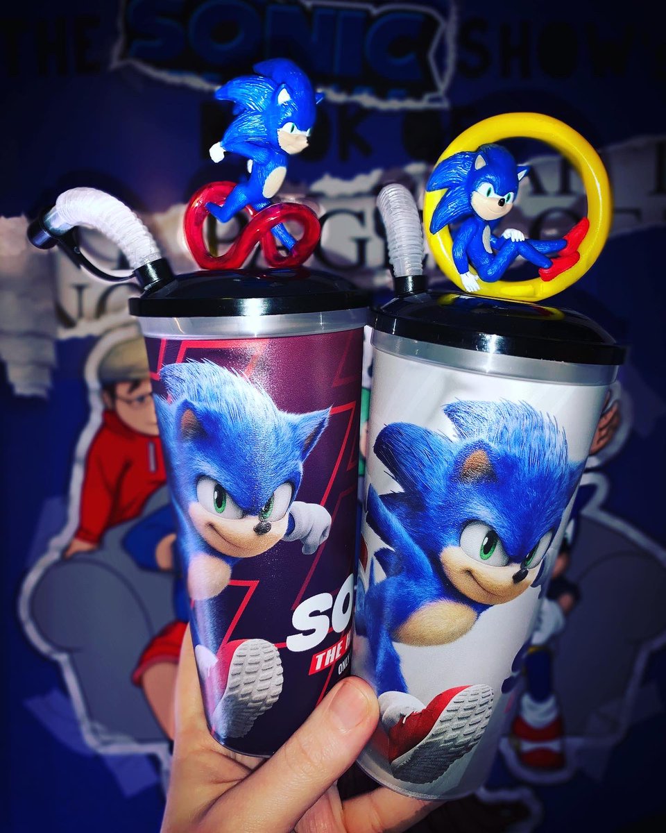Guarantee Pay secure Cup Sonic the Hedgehog Cinema Movie Figure Topper ...