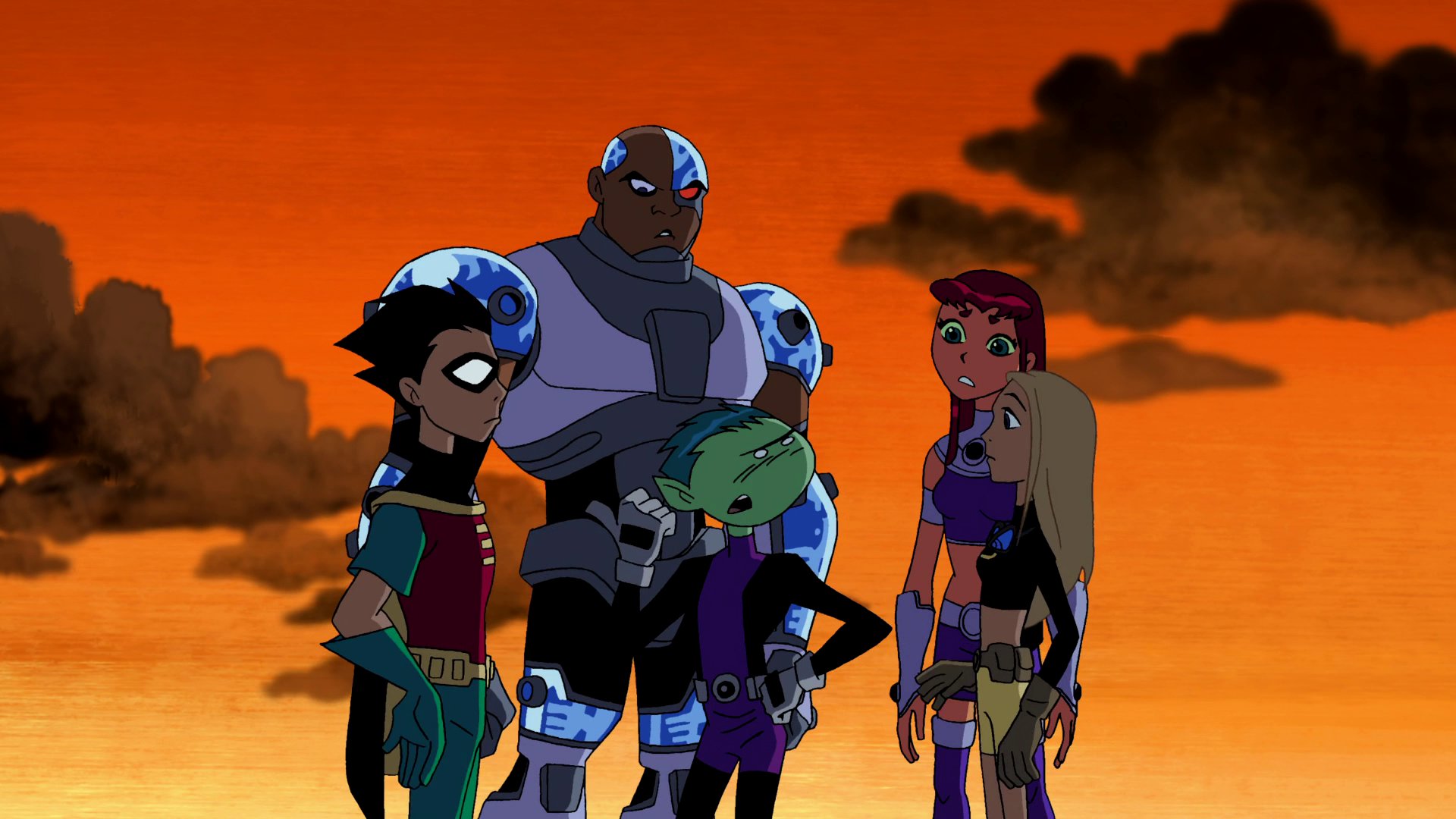Teen Titans Slade And Terra