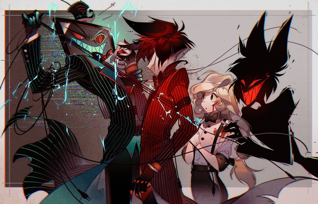 「alastor Vs Vox 」河cyのイラスト