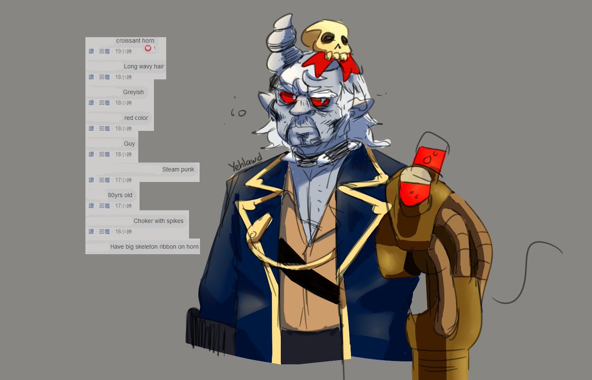 「so I did the Demon OC comment challenge out of curiousity an」Yeellow ...