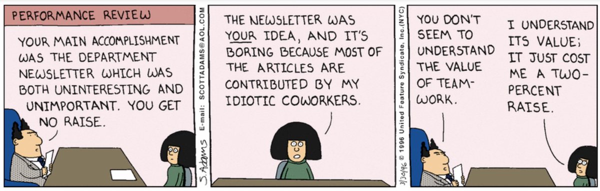 Evaluation Dilbert Dilbert #22 Words You Don't Want To Hear During
