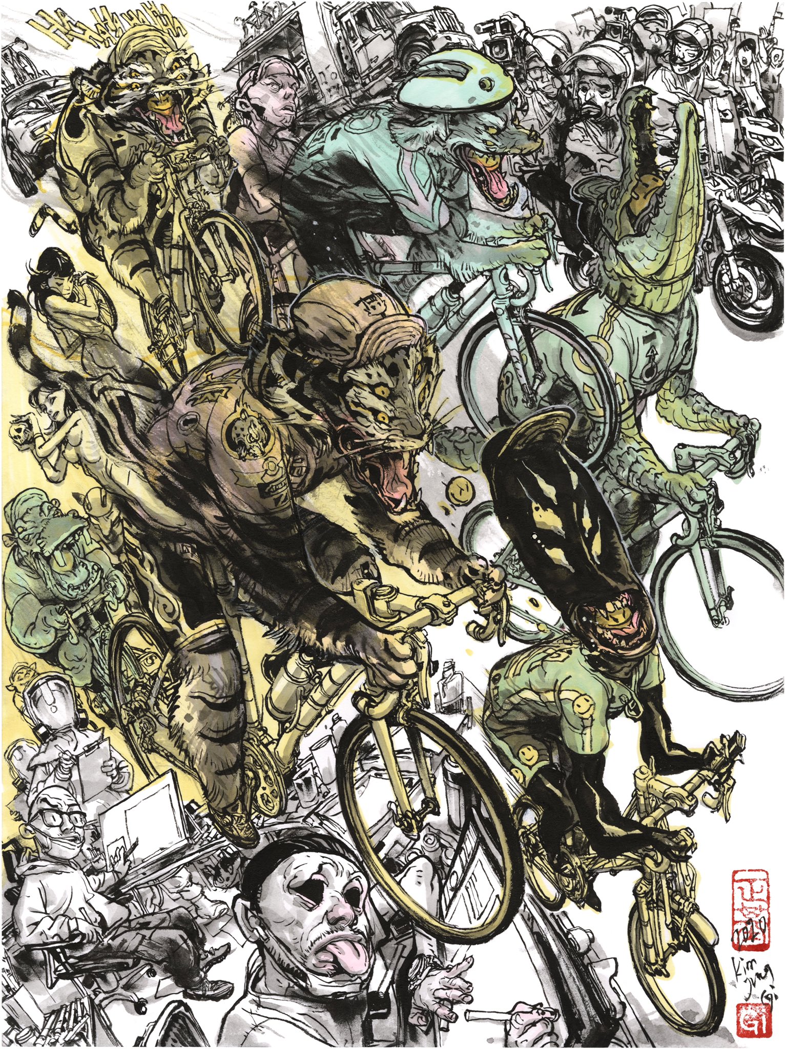 Kim Jung Gi Wallpaper