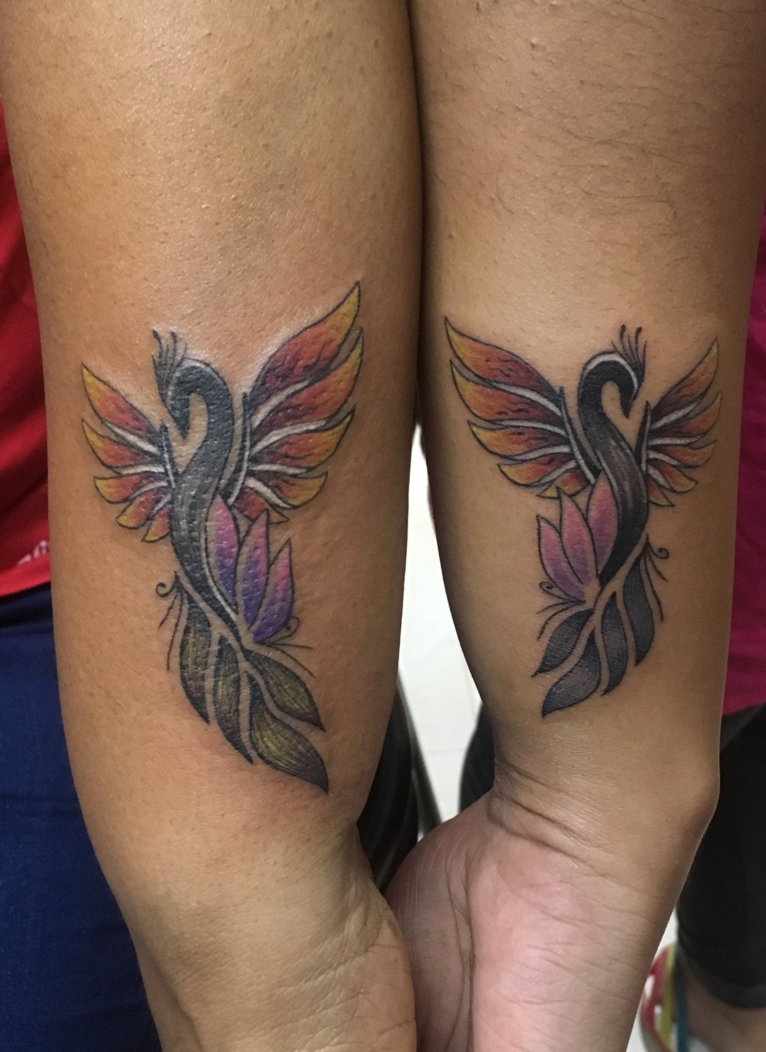 Simple Phoenix Tattoos