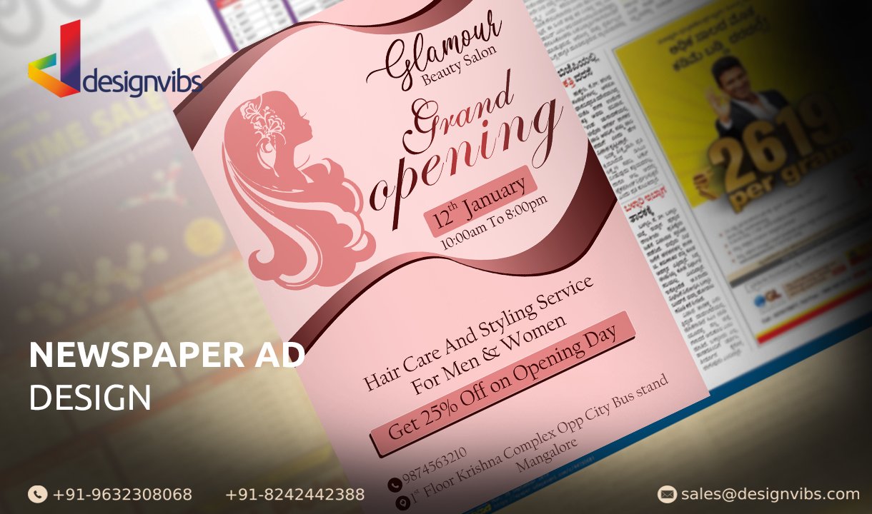 Creative Newspaper Ads Design