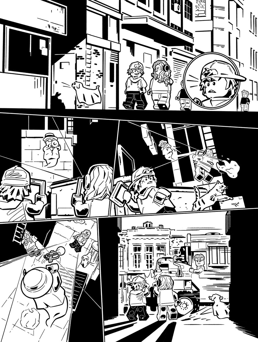 「Some time last year I did a sample for a LEGO comic, which I」Juan ...