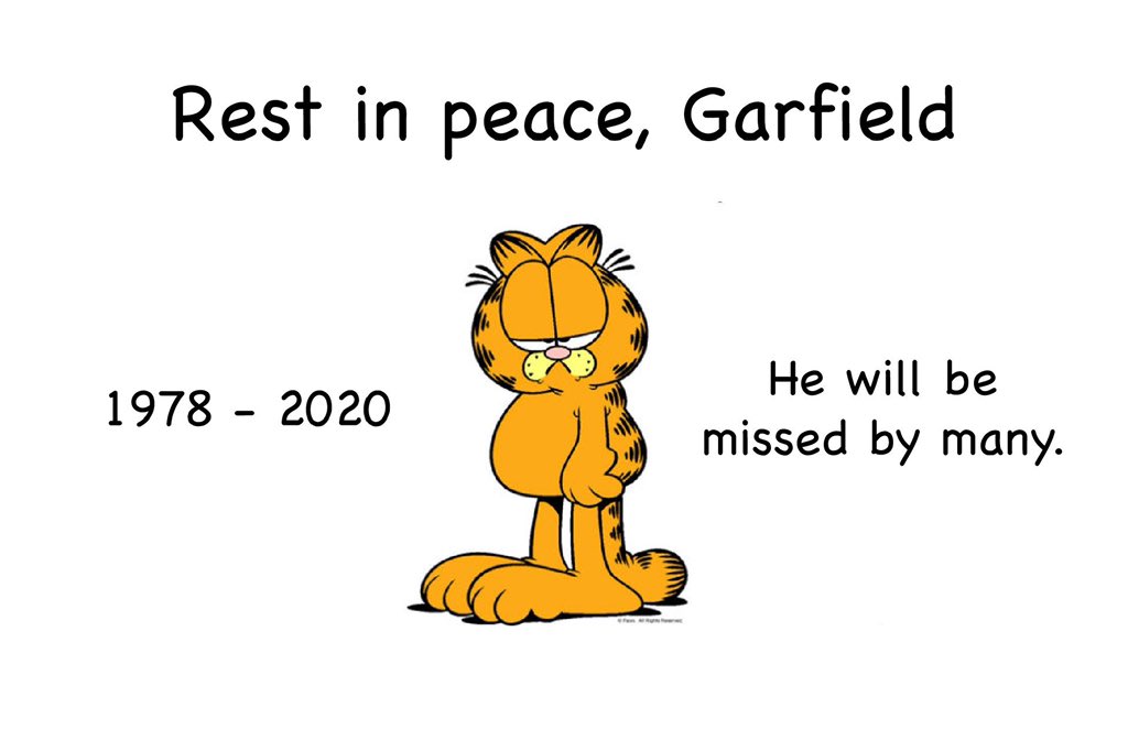 Garfield Sad