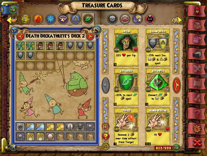 Wizard101 All Death Cards