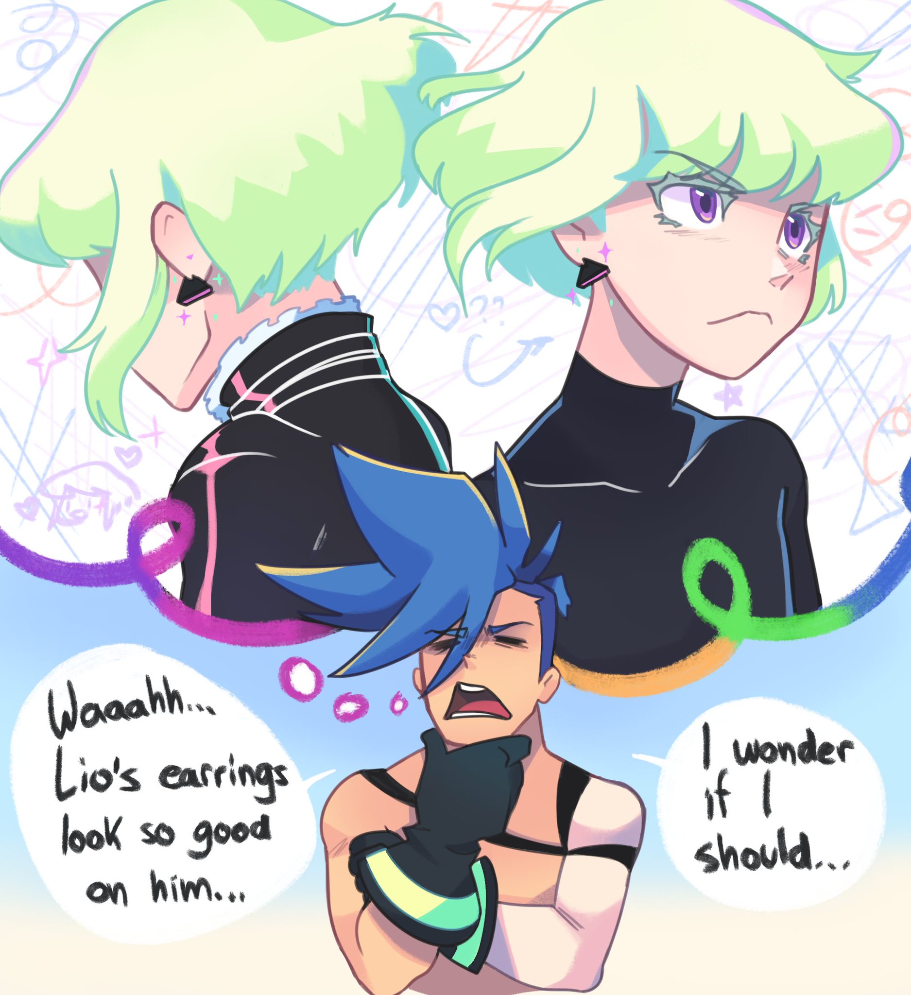 Max @ Commissions OPEN on Twitter: "Galo doing dumb shit for love (1/2) the second part will ...