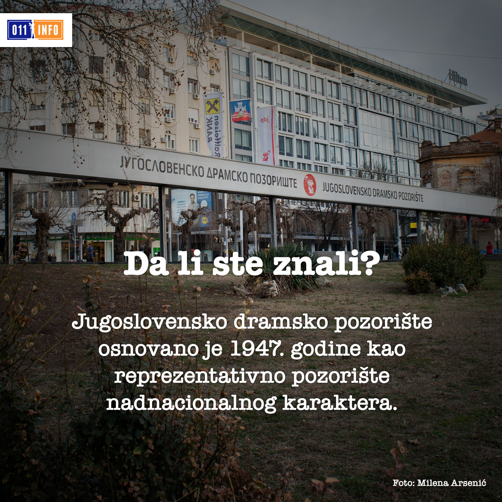 Jugoslovensko Dramsko Pozoriste