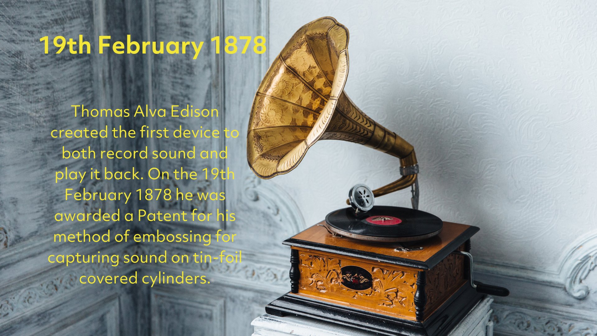 Who Invented The First Phonograph
