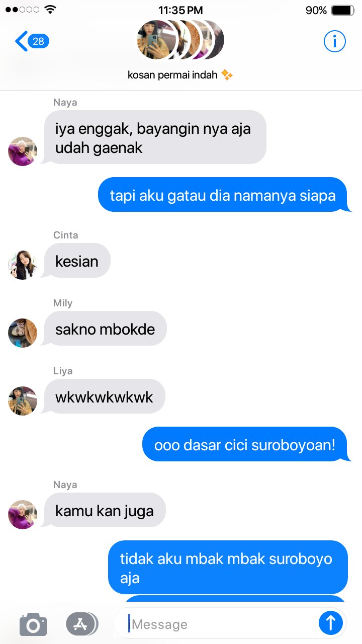 nawo🥕 on Twitter: "—terlalu deketnya sampe kadang suka curhatan bareng, mereka nih cici surabaya ...