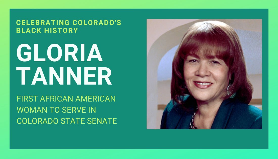Gloria Tanner was the 1st African American woman to serve in the CO ...