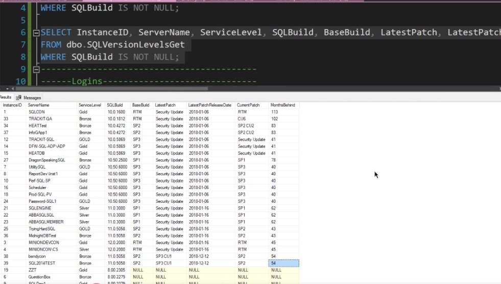MinionWare on Twitter: "And a screencap of querying the SQL Server editions and versions of ...