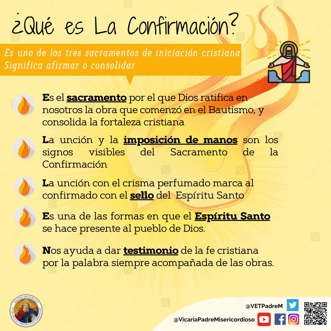 Significado Del Sacramento De La Confirmación