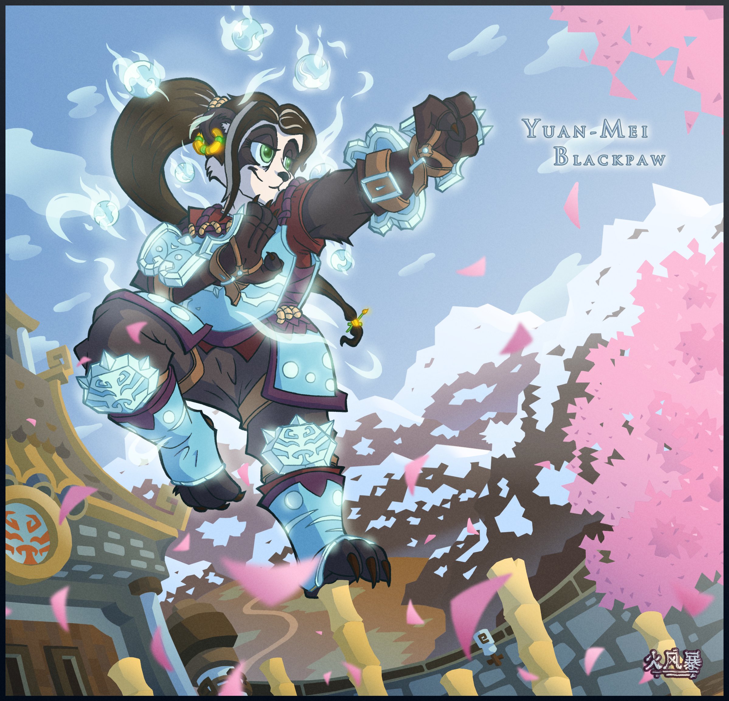 Sunpaw Studios/Thė̴̬ Lad̴̻͆y on Twitter: "Commission for the player behind Yuan-Mei Blackpaw ...