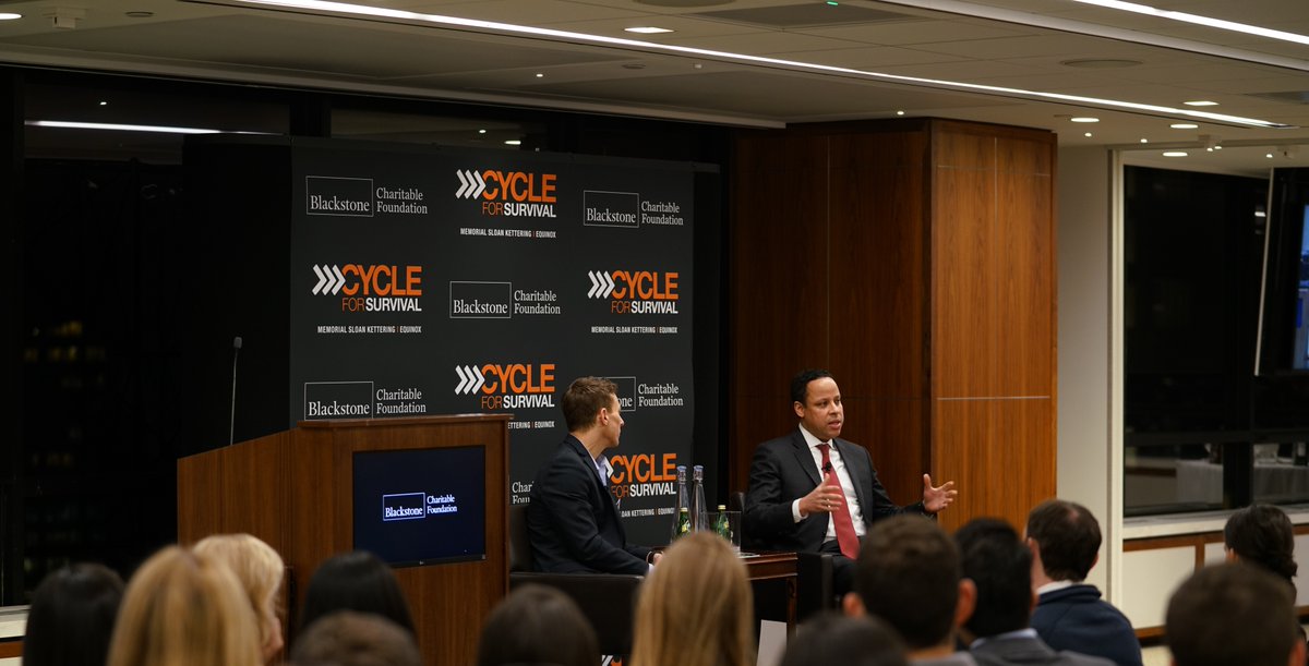 $BX hosted MSKCancerCenter's Dr. David Solit and Cycle4Survival co ...