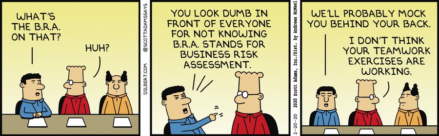 Teamwork Comic Dilbert