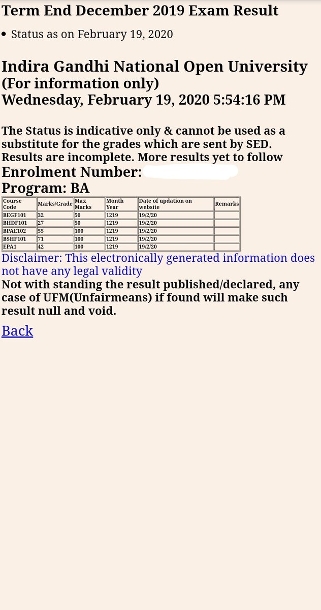 Ignou Assignment Grade Card Clipart