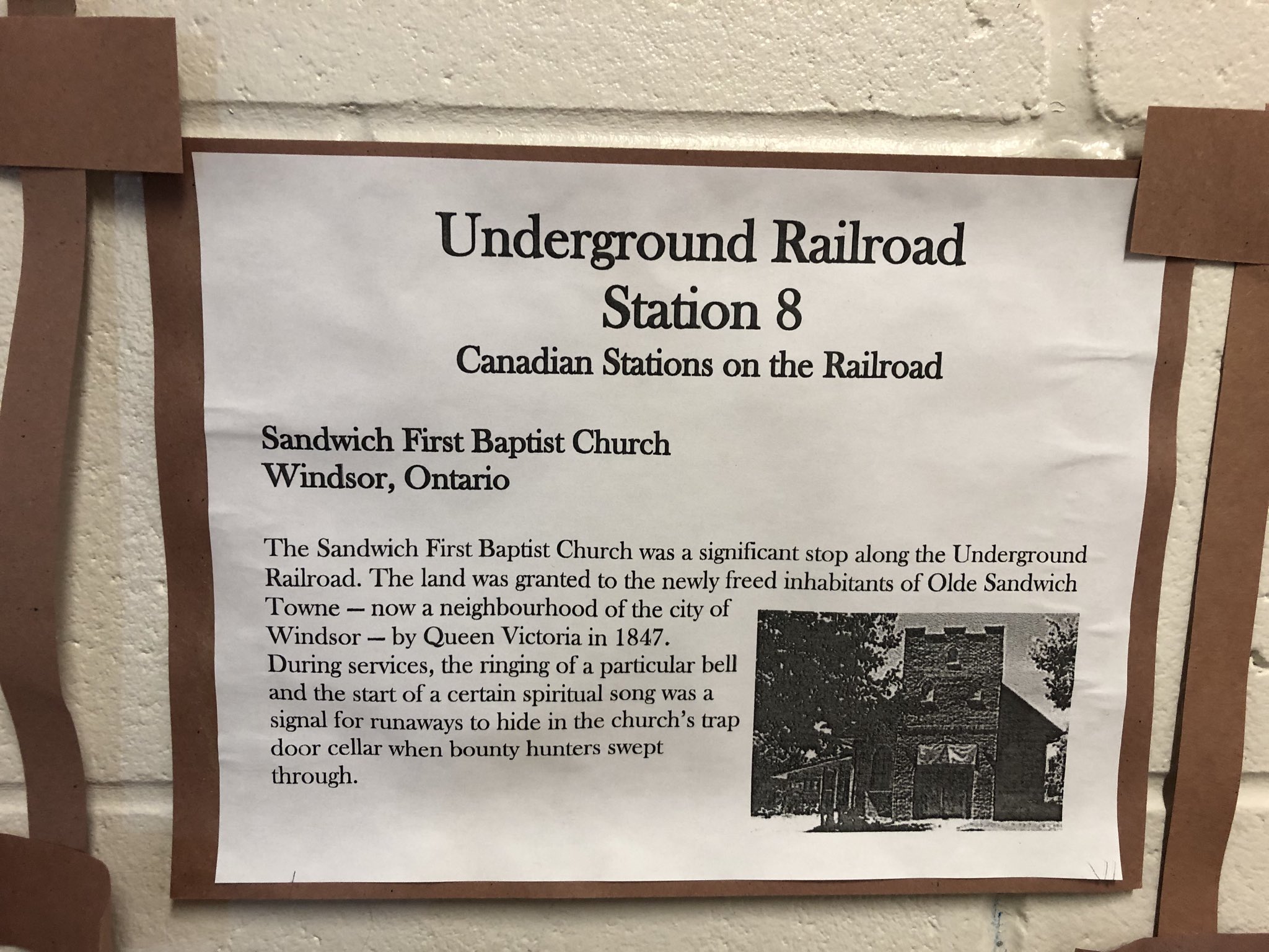 Underground Railroad Signs