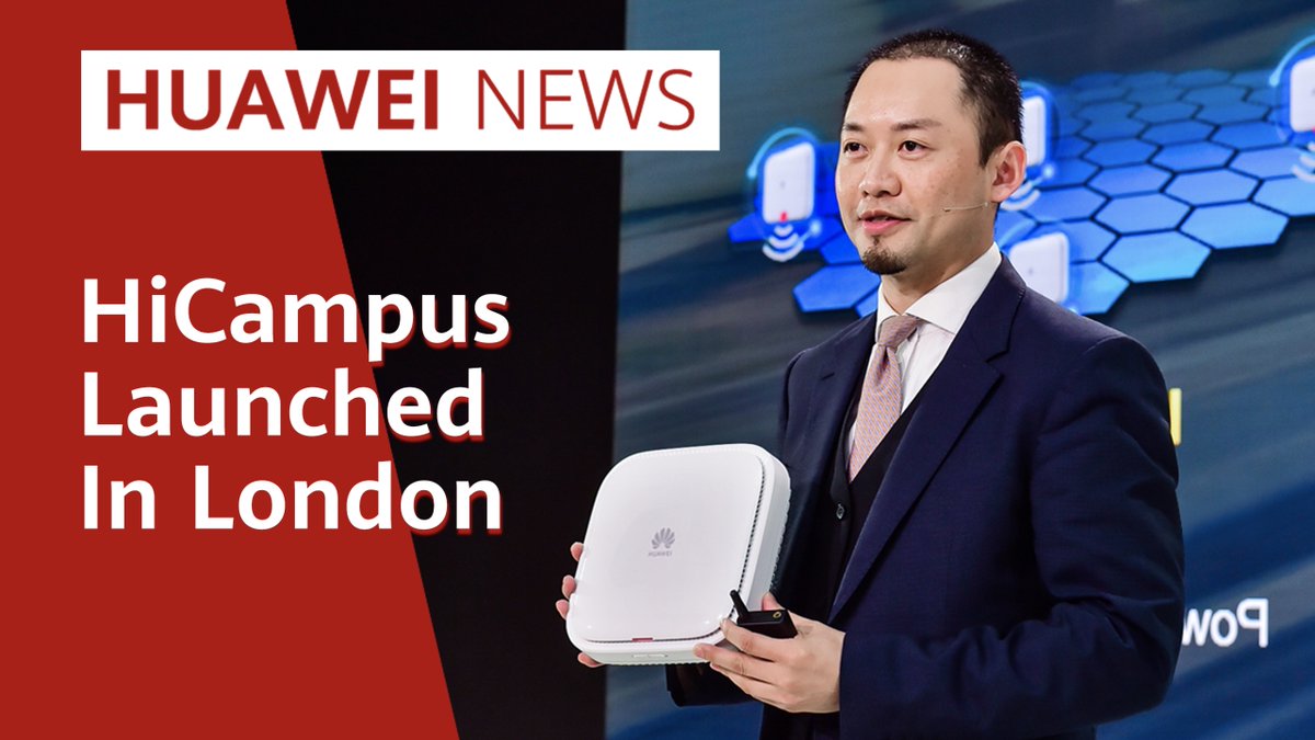 Huawei EBG President of Global Marketing Qiu Heng launched the HiCampus ...