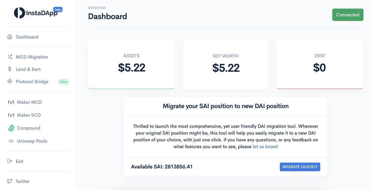 ETHGlobal on Twitter: "Evolution of @InstaDApp — from its start at ETHIndia 🇮🇳 2018: 2020:…