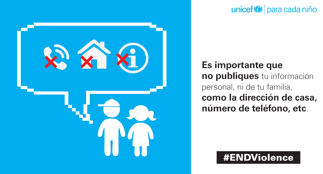 unicefsv on Twitter: "El número de teléfono, la dirección de tu casa ...