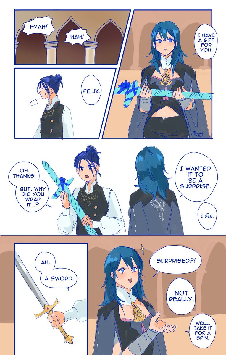 「Changes to the Monastery Dress Code?! feat. Lorenz, Sylvain 」Moldyの漫画