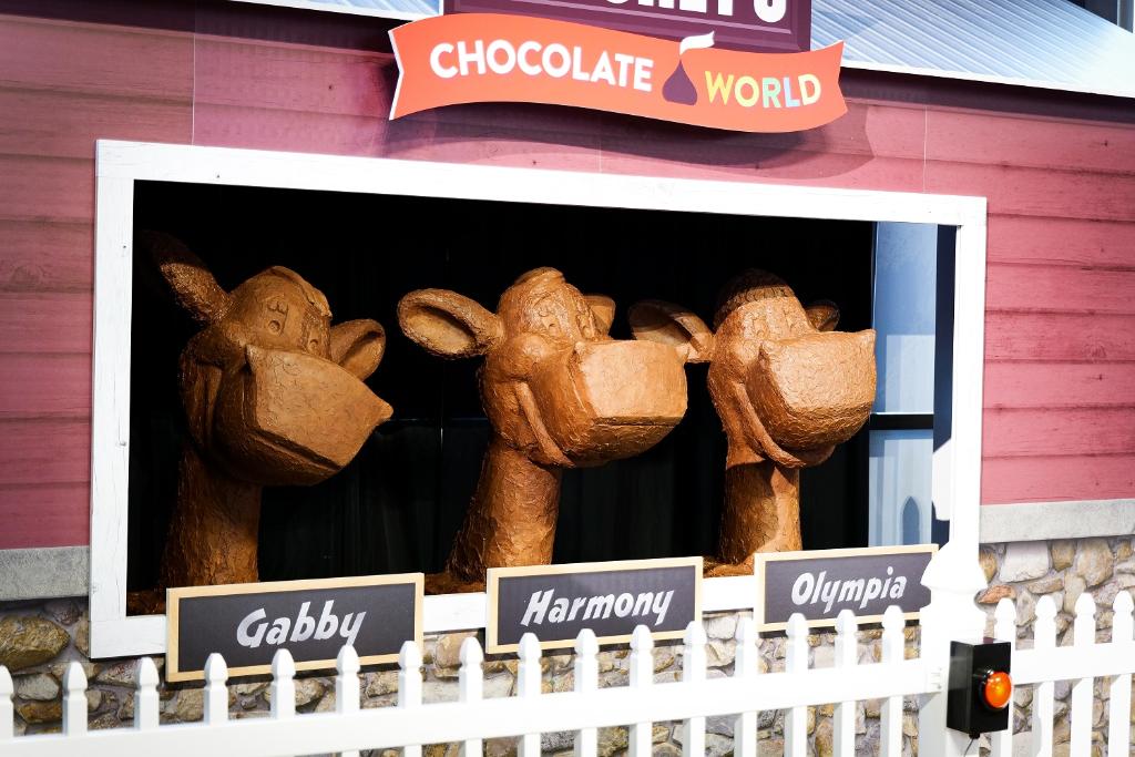 Hershey Chocolate Factory Tour Cows