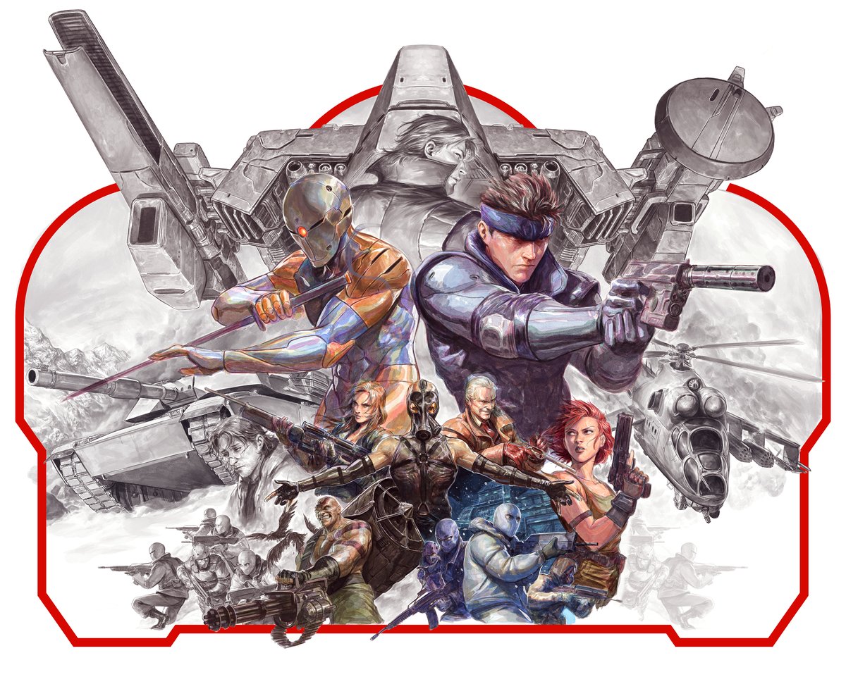 「MGS piece so far - super secret behind t」|Dave Rapozaのイラスト