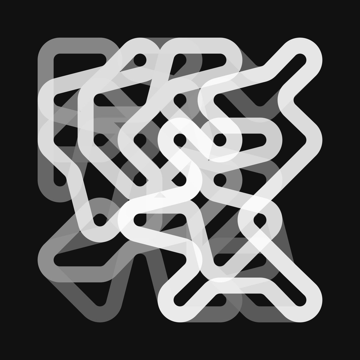 Yuin Chien on Twitter: "Demo for drawing with the grid. The algorithm travels inside the grid ...