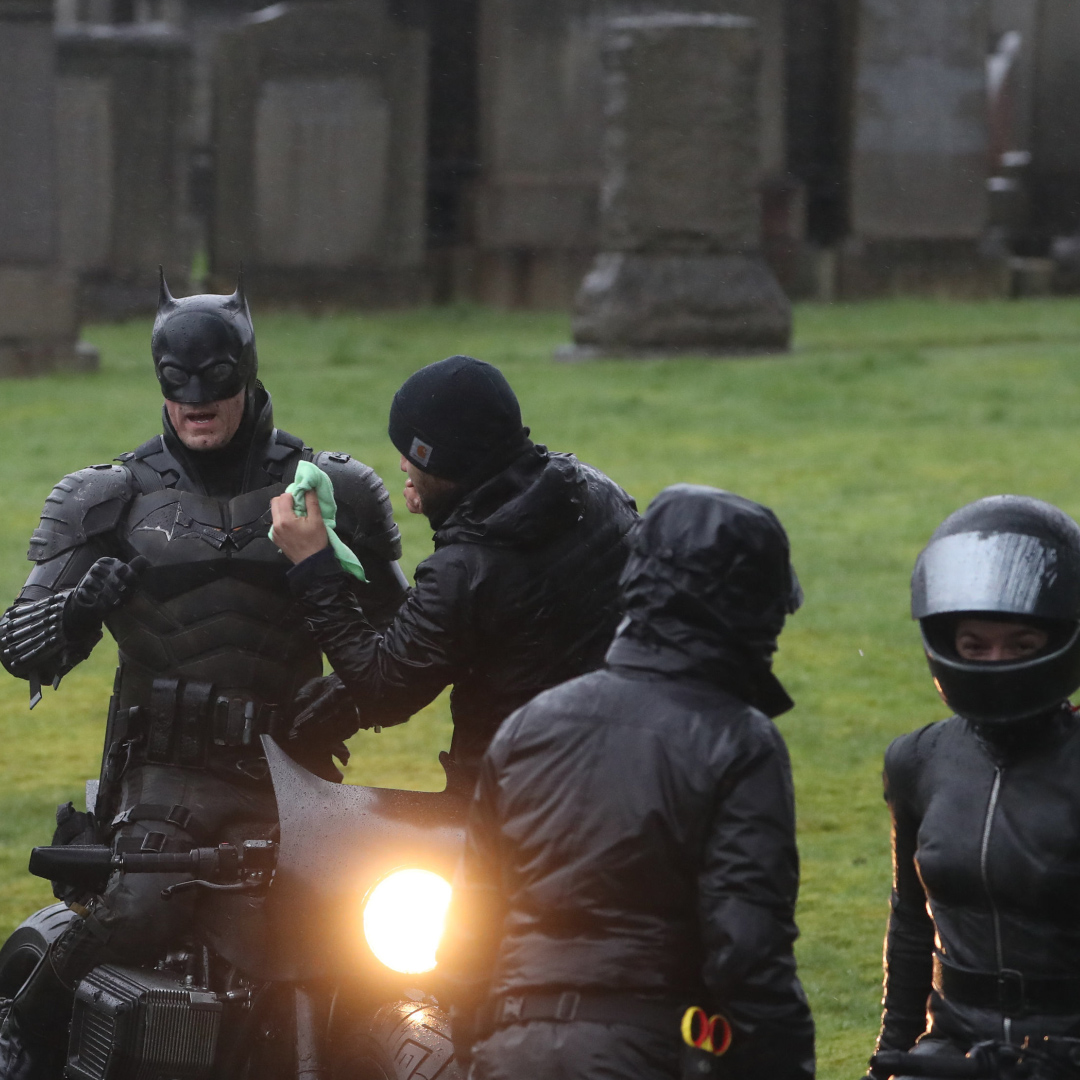 Mind that time Batman was cutting about the Glasgow Necropolis ...