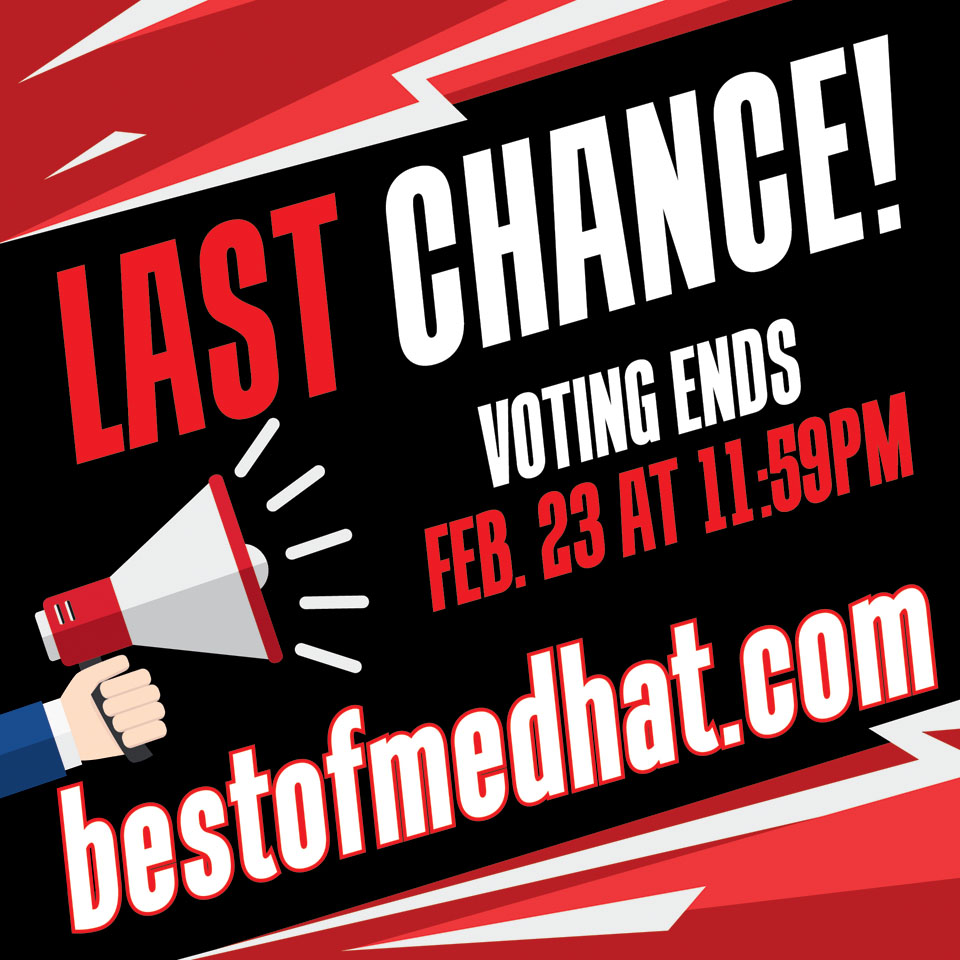 Medicine Hat News on Twitter: "Voting ends today! #medhat #bestofmedhat…