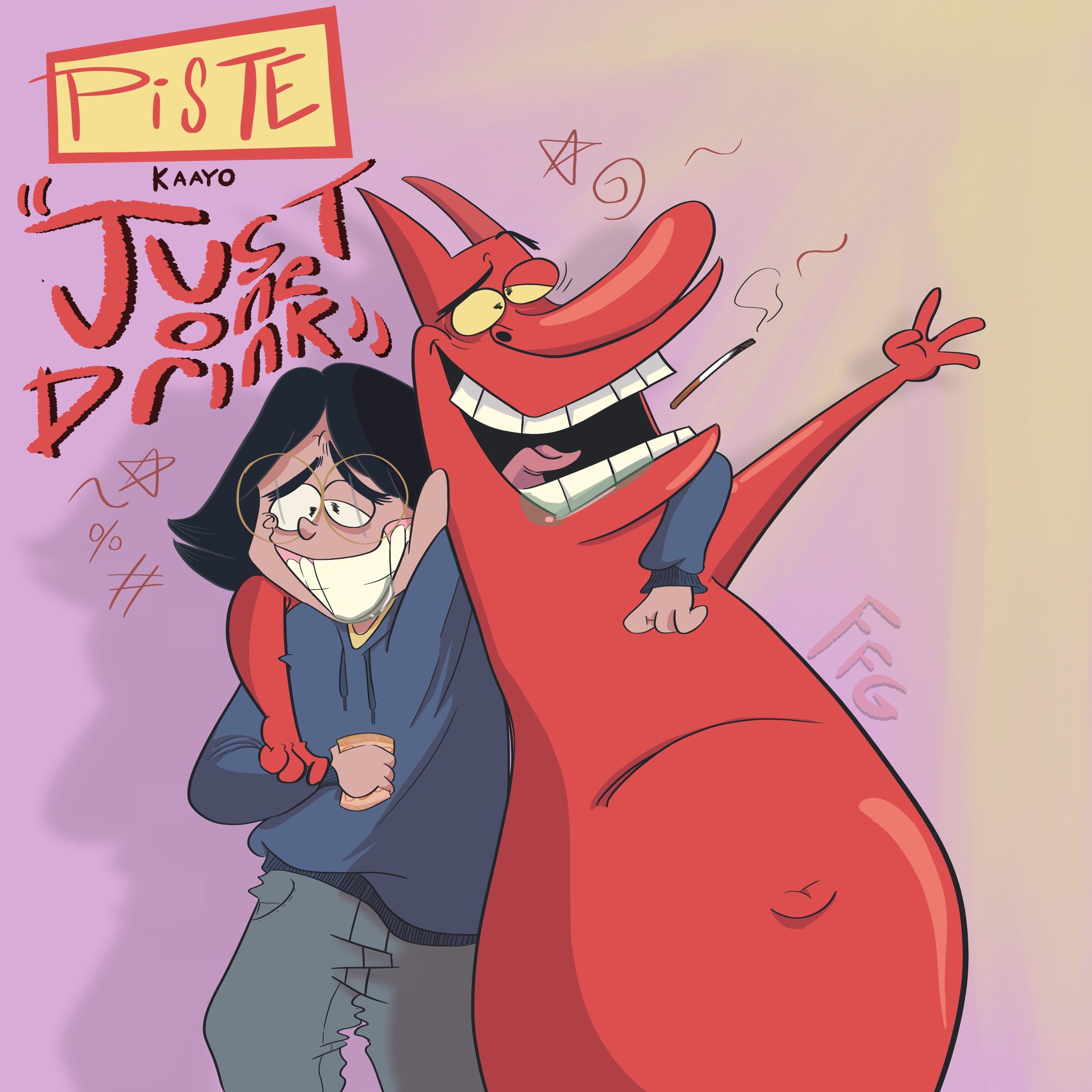 Cow And Chicken Devil Red Guy As Ice Cream Man: A Funny Cartoon Clip