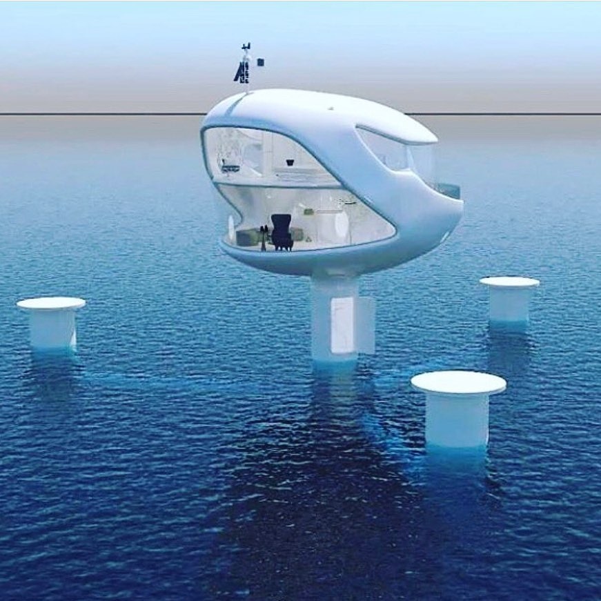 Underwater Floating Homes Live Underwater In The Floating Seahorse