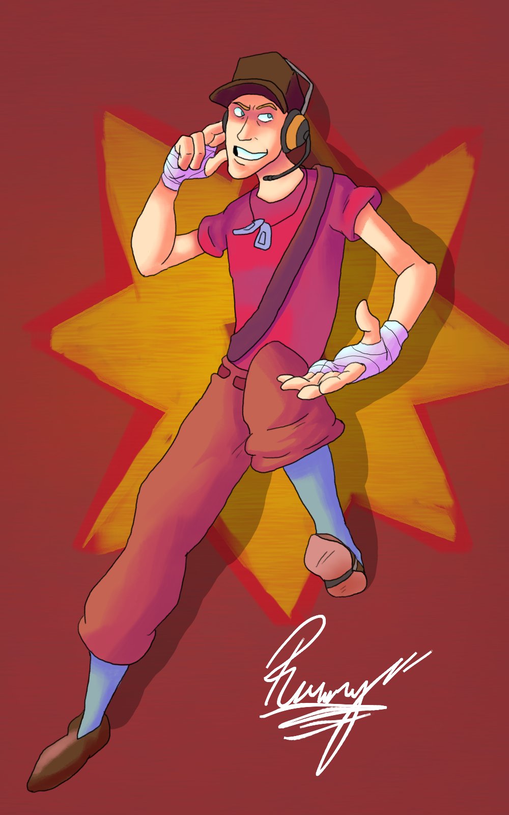 Scout Tf2 Fanart
