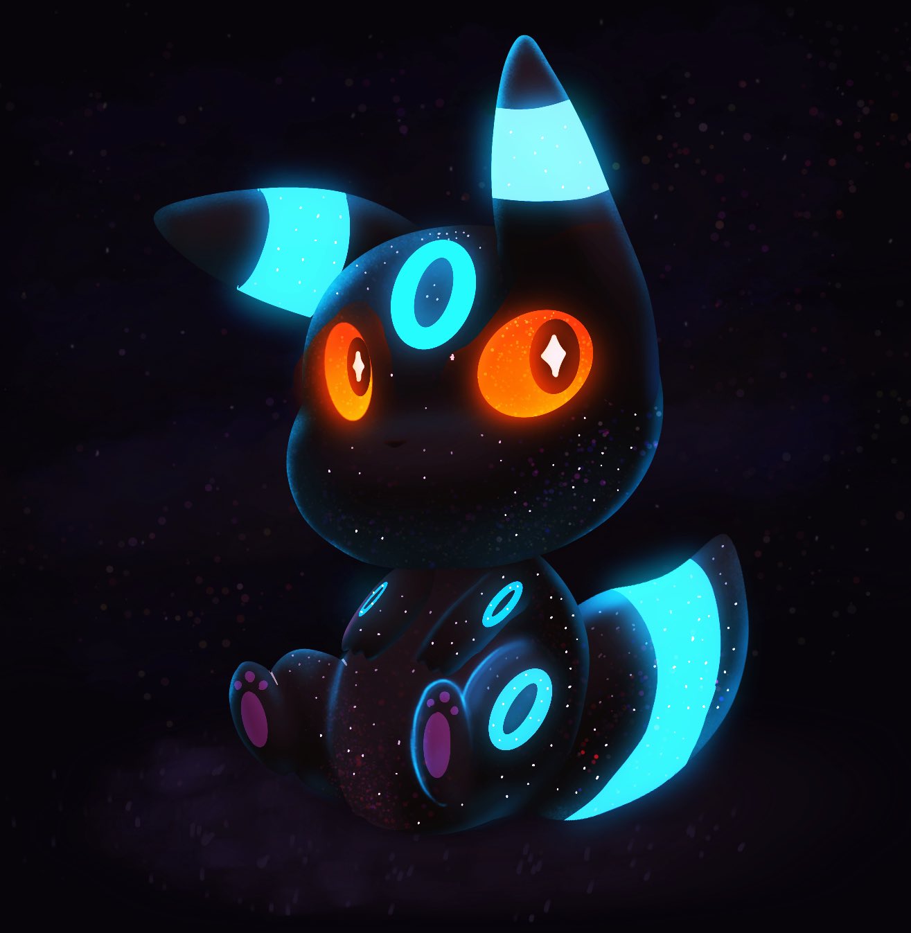 Pokemon Shiny Umbreon Wallpaper