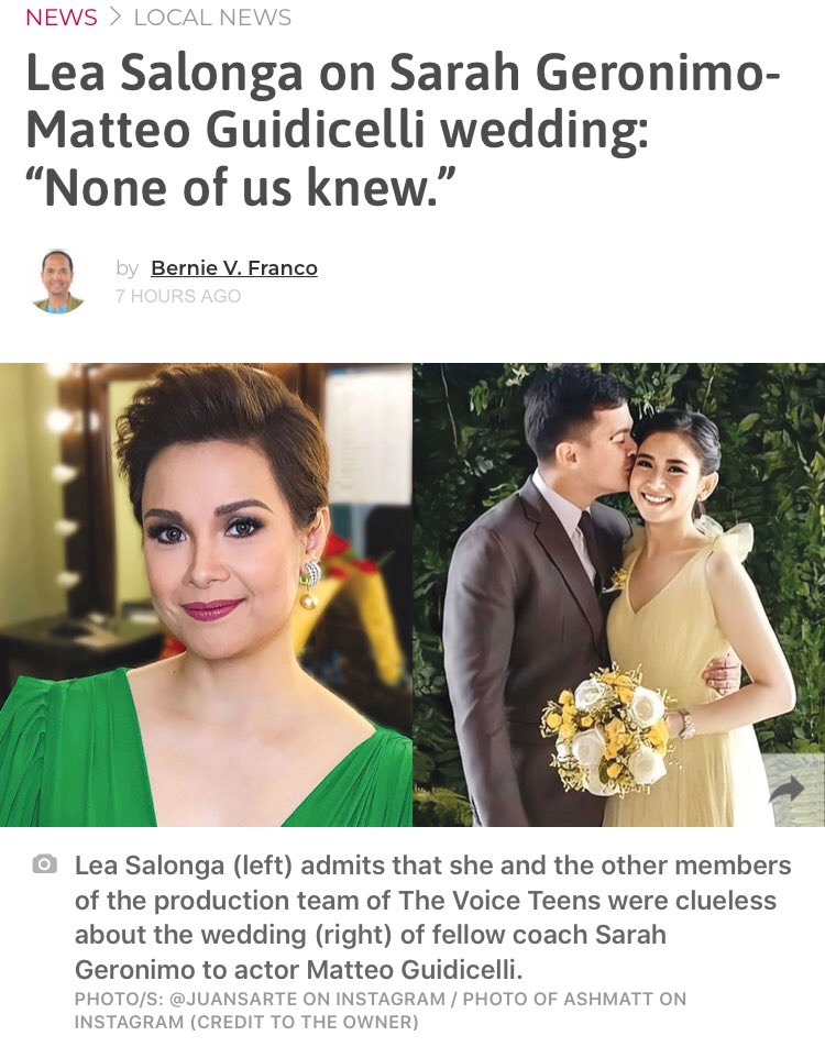 Lea Salonga Wedding