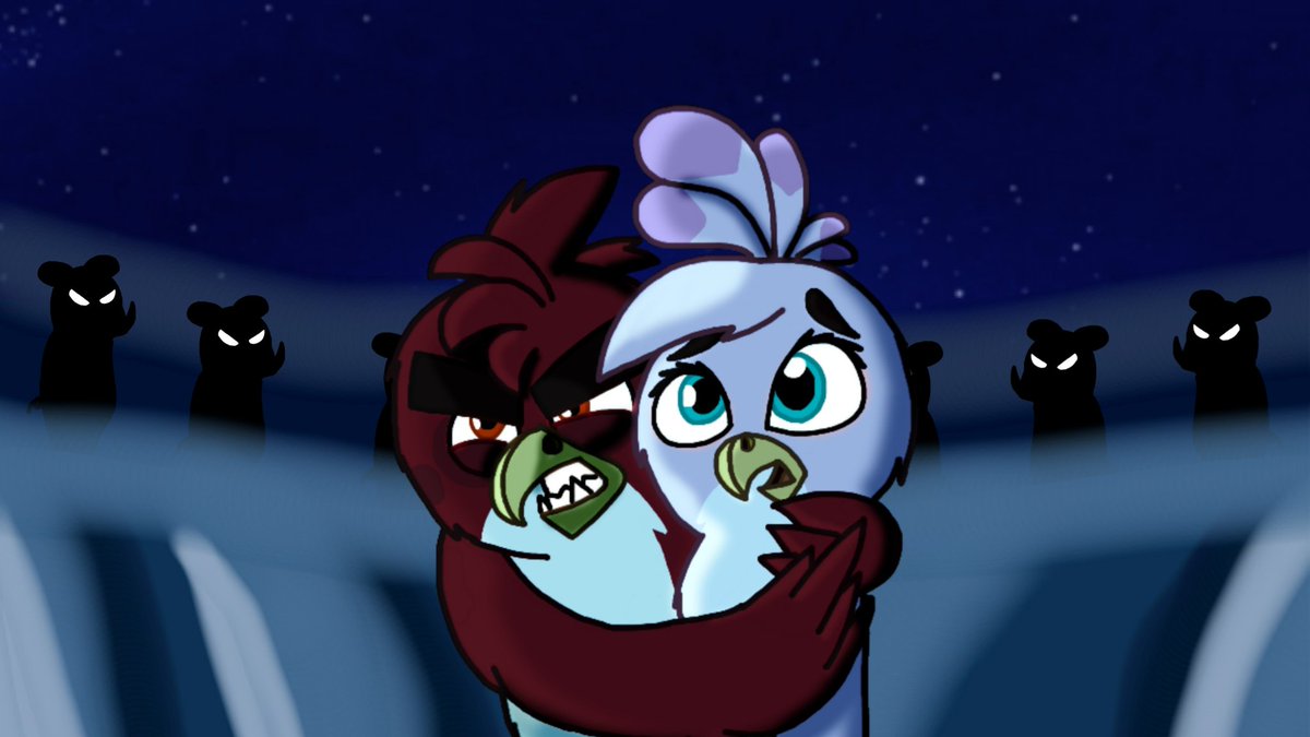 Angry Birds Red And Stella Love