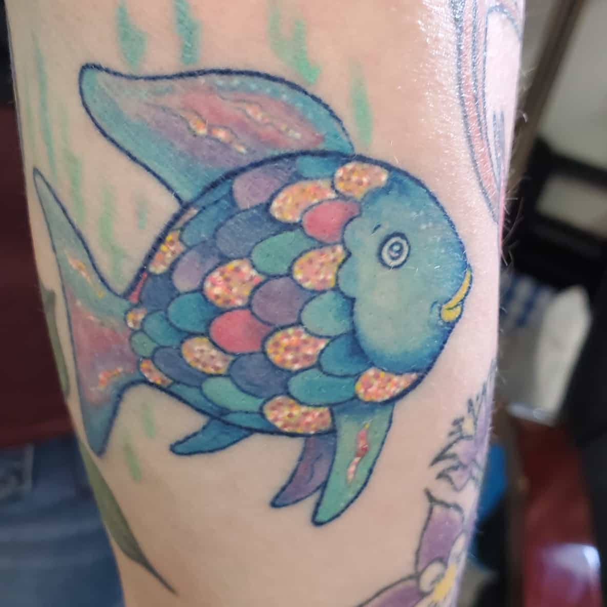 Rainbow Fish Book Tattoo