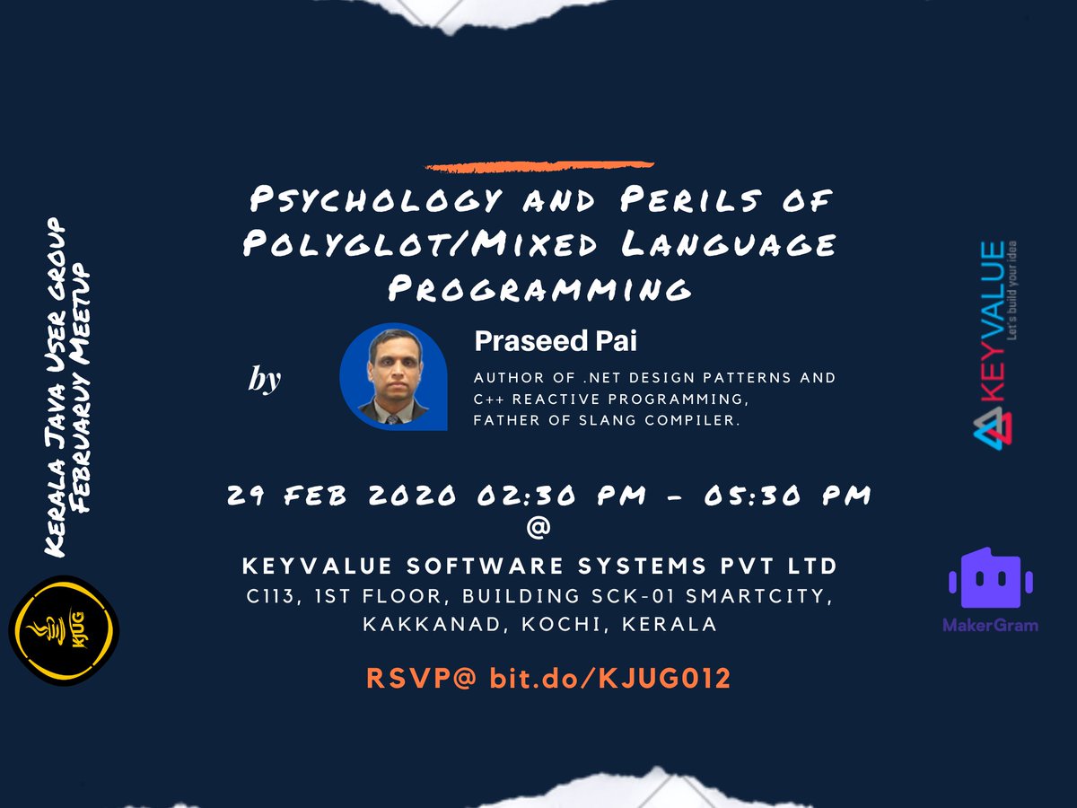 Kerala JUG on Twitter: "KJUG Monthly Meetup (29 Feb 2020) This time we are discussing ...